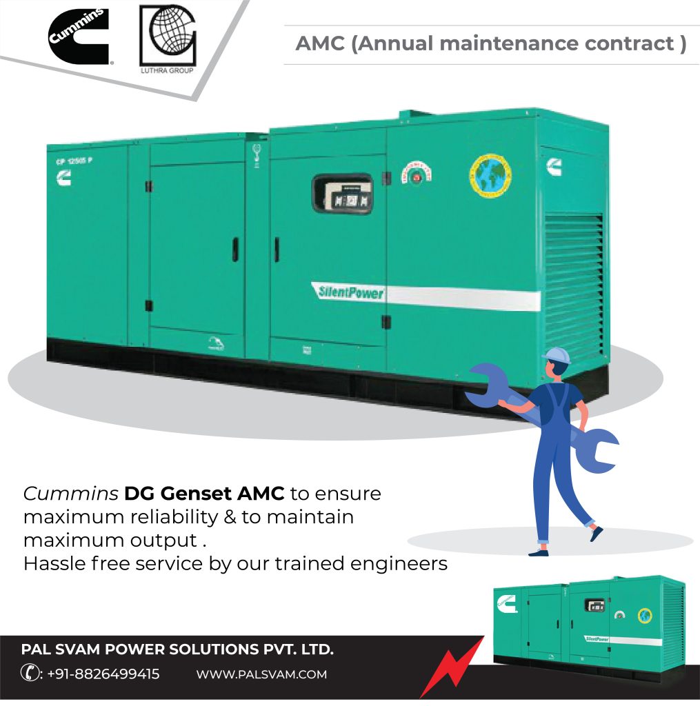 AMC-Annual Maintenance Contract of DG Sets – Palsvam