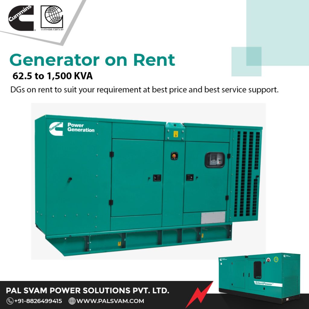 Silent DG (Diesel Engine) Set Rental Service – Palsvam